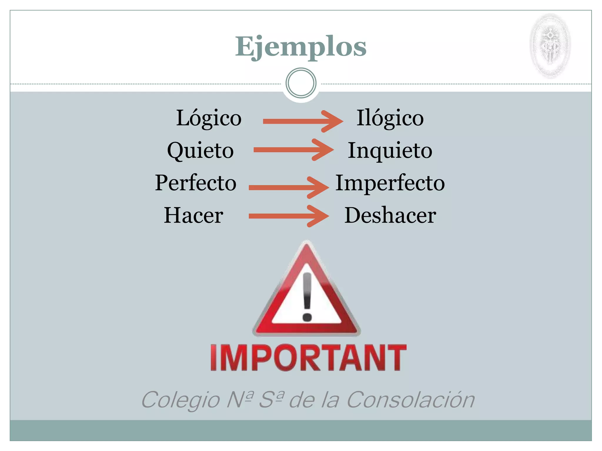 Prefijos i, in, im y des | PPTX