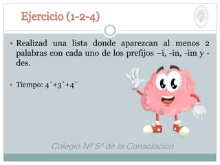 Prefijos i, in, im y des | PPTX