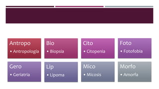 Prefijos y sufijos en medicina - copia.pptx
