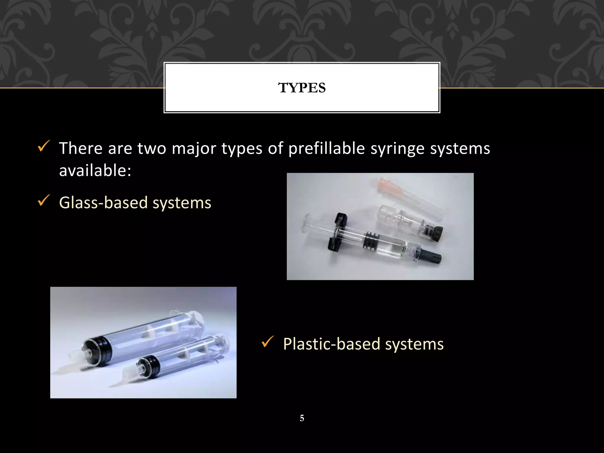Prefilled syringes | PDF