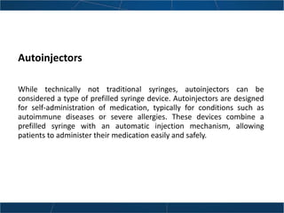 Prefilled Syringes | PPTX