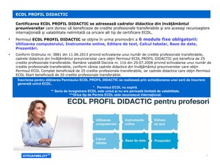 ECDL Curs Formator | PPT