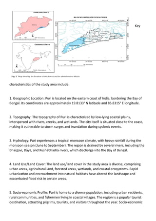 USE OF GIS IN FINDING FLOODING AREAS PURI | PDF