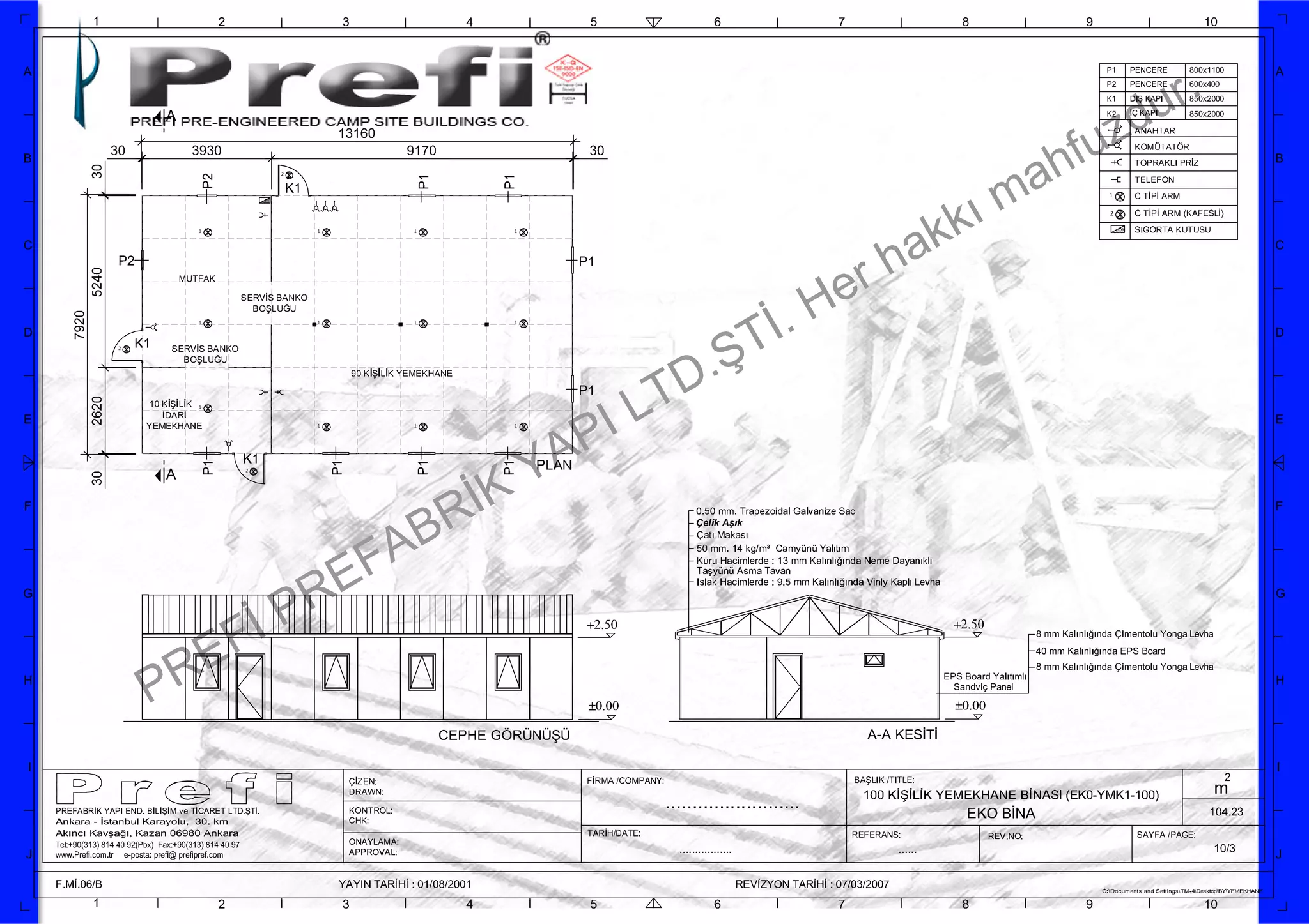 Prefi plans buildings dining hall | PDF