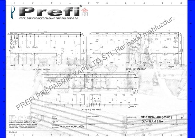 Prefi plans buildings offices | PPT