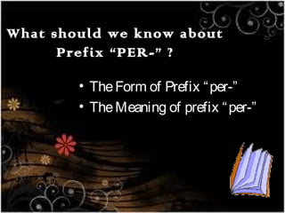 Prefix Per | PPT