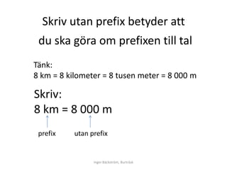 Prefix, matematik | PPT