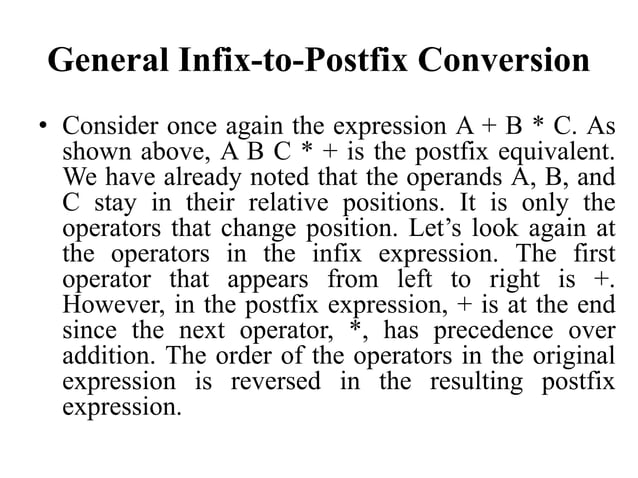 Prefix And Postfix Presentation For Dsa Pptx Programming Languages