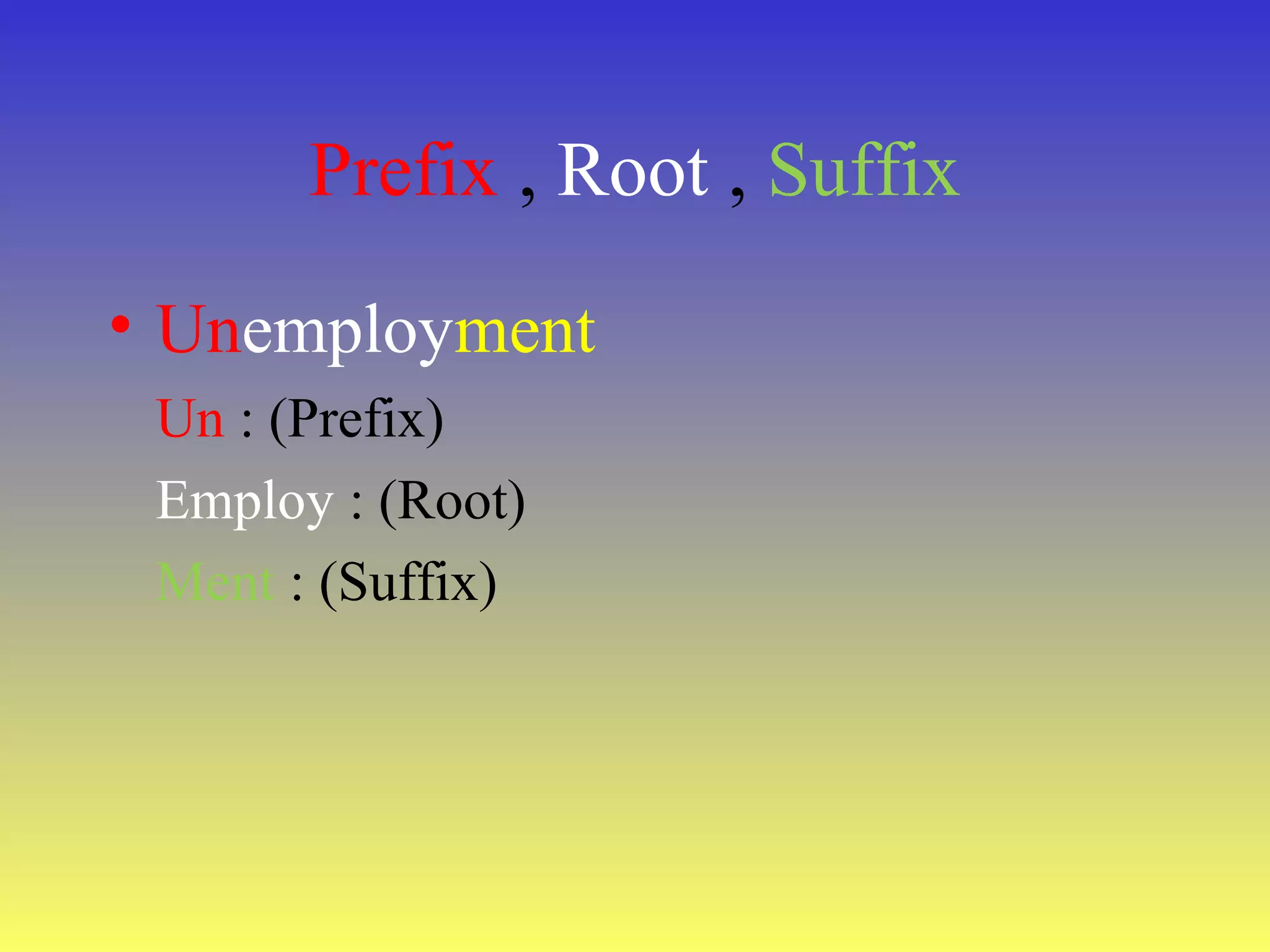 Prefix and suffix in search engines | PPT