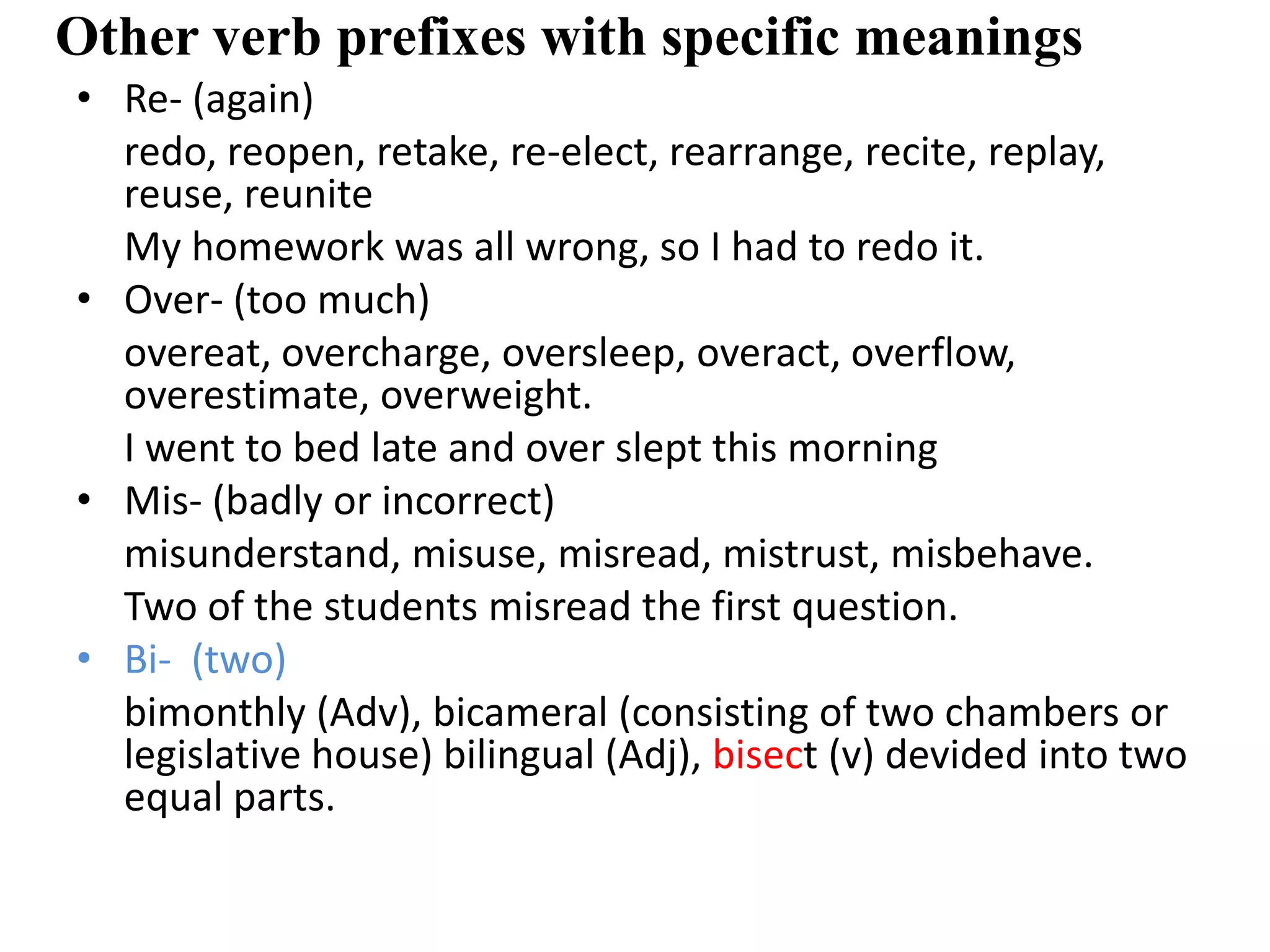 Prefixes | PPTX