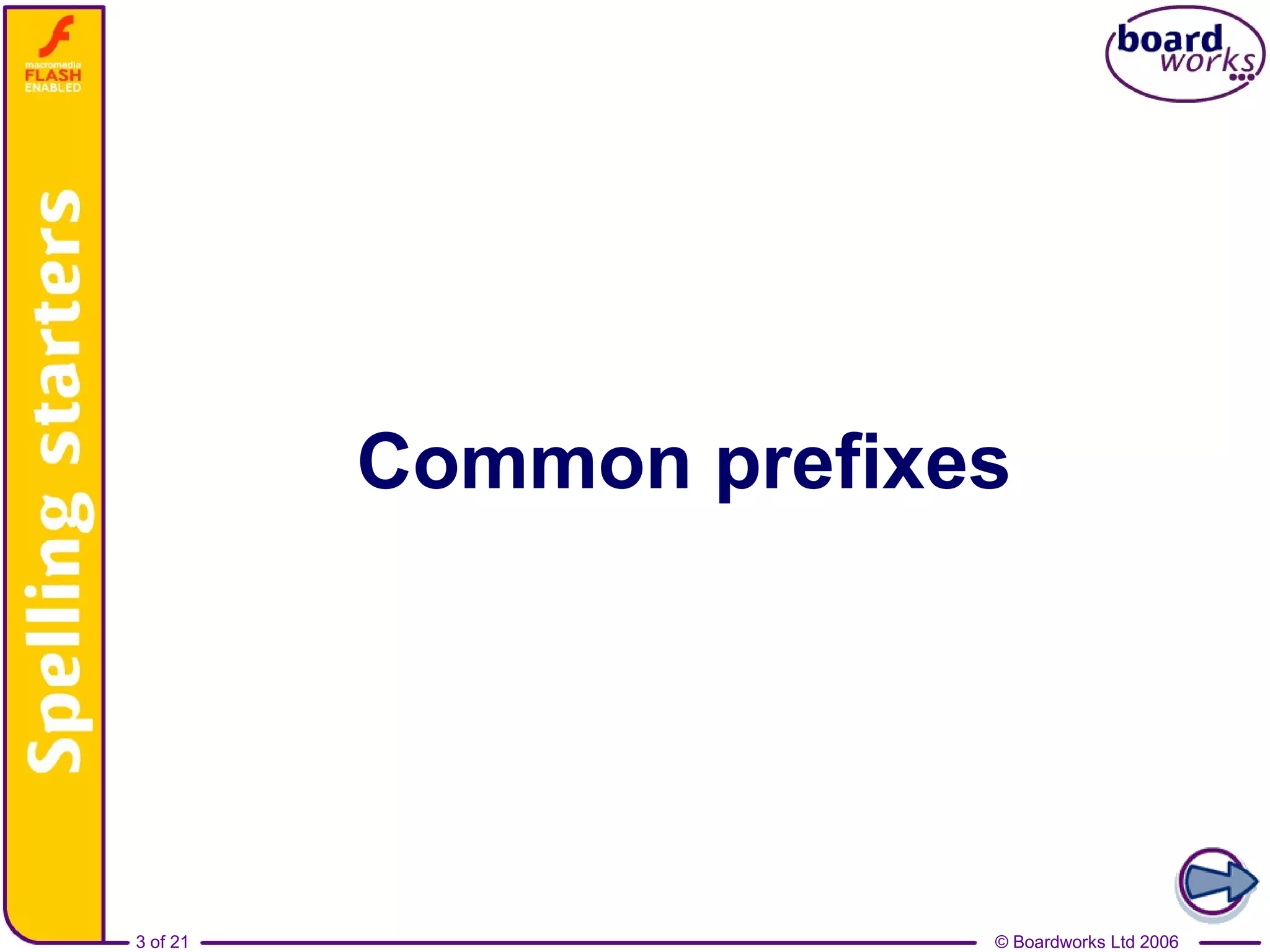 Prefixes | PPT