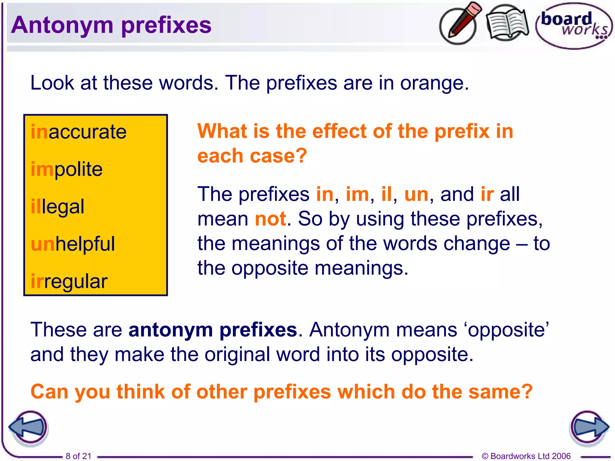 Prefixes | PPT