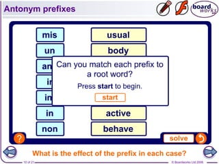Prefixes | PPT