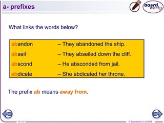 Prefixes | PPT