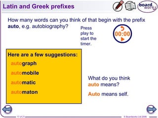 Prefixes | PPT