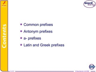 Prefixes | PPT