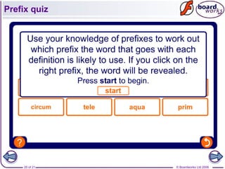 Prefixes | PPT