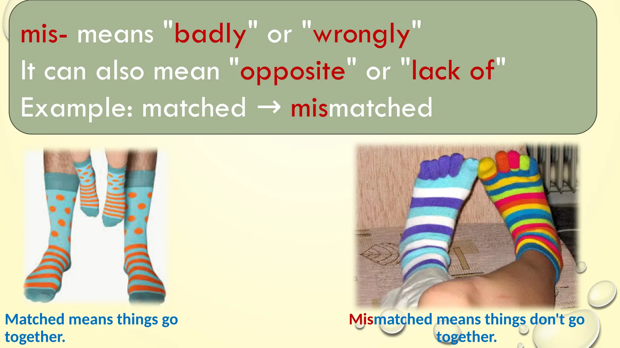 prefixes.pptx prefixes un- mis- prefixes | PPTX