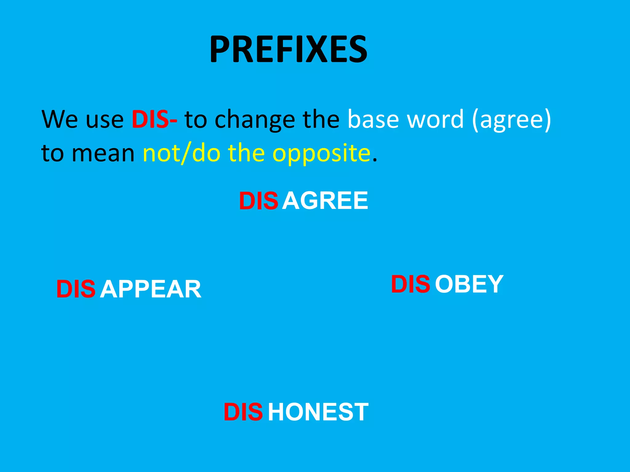 prefixes and suffixes | PPT