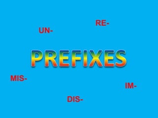 prefixes and suffixes | PPT
