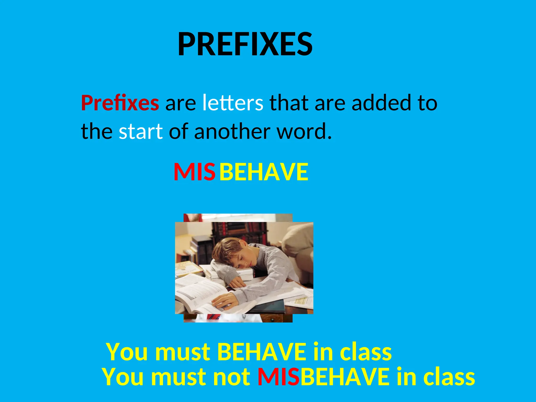 prefixes-and-suffixes in making a sentences | PPT