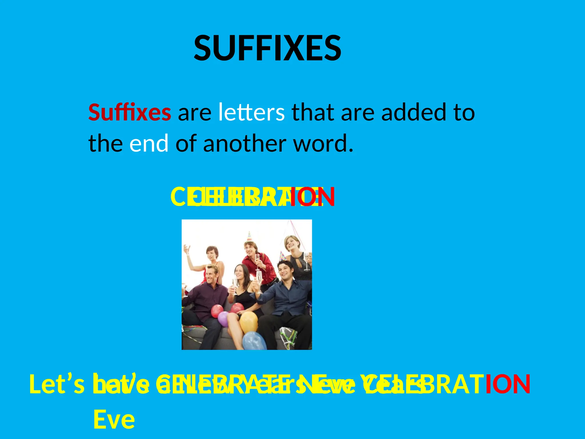 prefixes-and-suffixes in making a sentences | PPT
