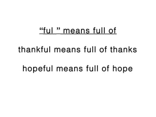 Phonics Prefixes and suffixes | PPT