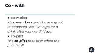 Prefixes and suffixes | PPTX