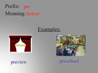 Prefixes and suffixes | PPTX