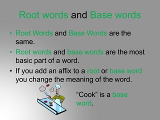 Prefixes and suffixes | PPTX