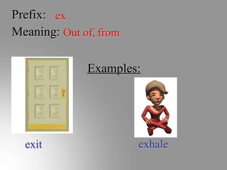 Prefixes and suffixes | PPTX
