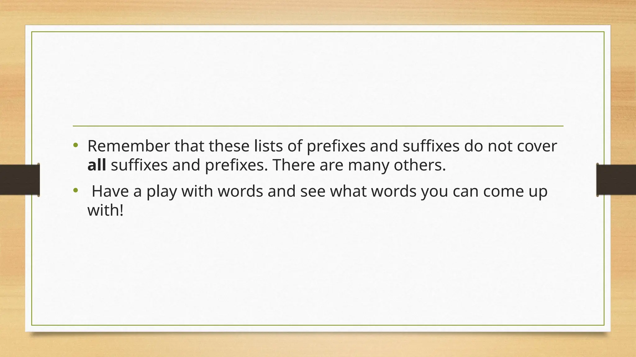 Prefixes and suffixes.pptx prefixes and sufixxes prefixes ans | PPTX