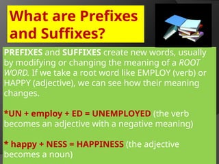 Prefixes and suffixes explanation and controlled practice.pptx