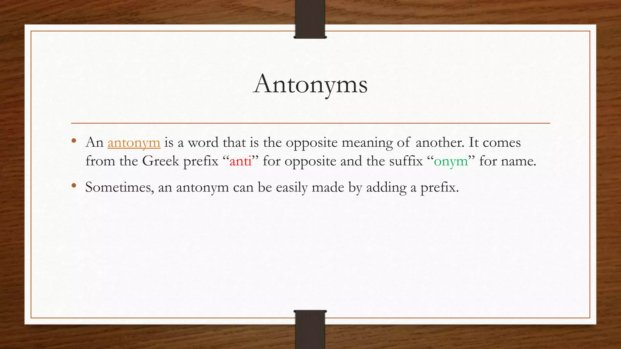 Prefixes and suffixes usage | PPTX