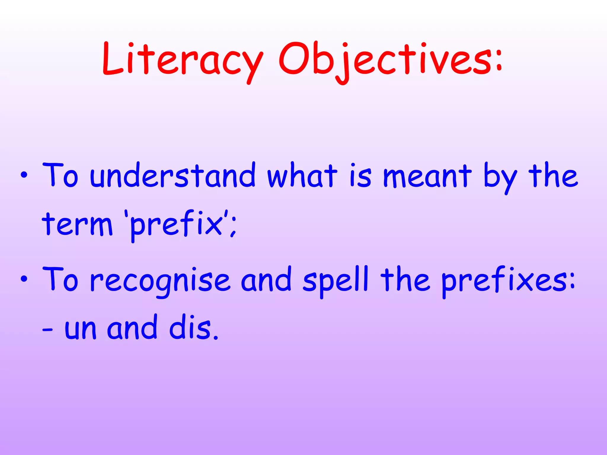 Prefixes | PPT