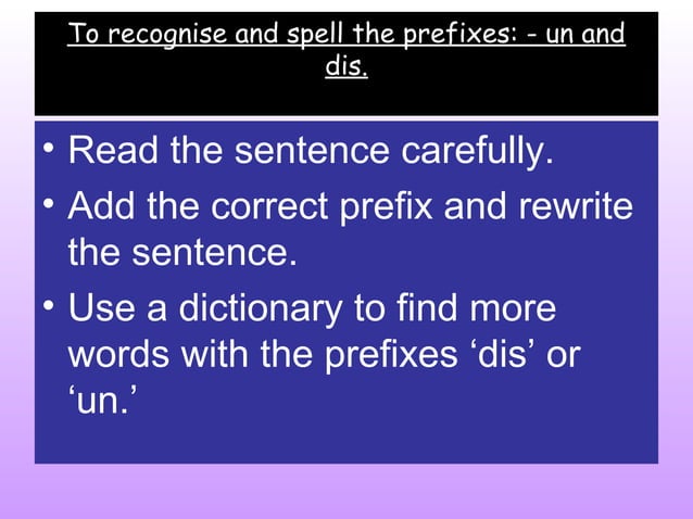 Prefixes | PPT