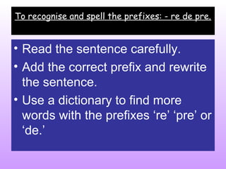 Prefixes | PPT