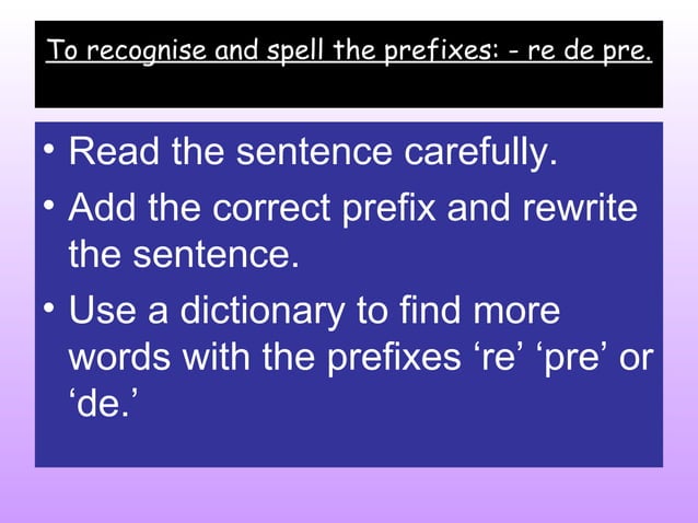 Prefixes | PPT