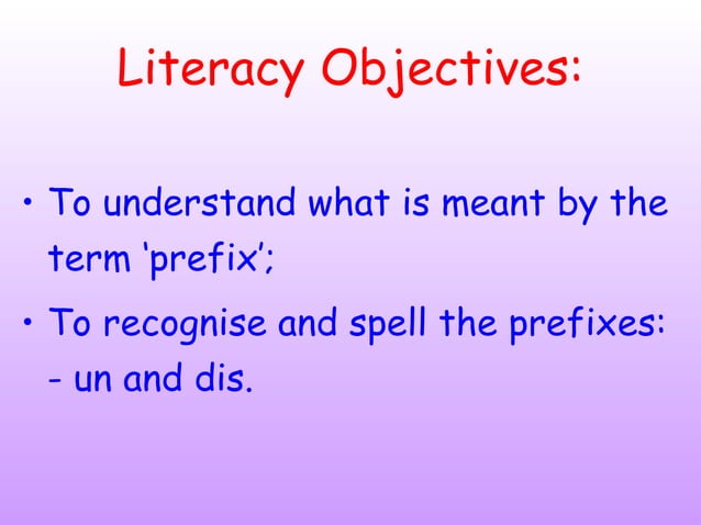 Prefixes | PPT