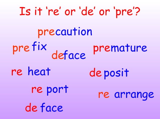 Prefixes | PPT