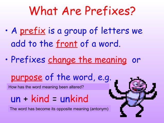 Prefixes | PPT