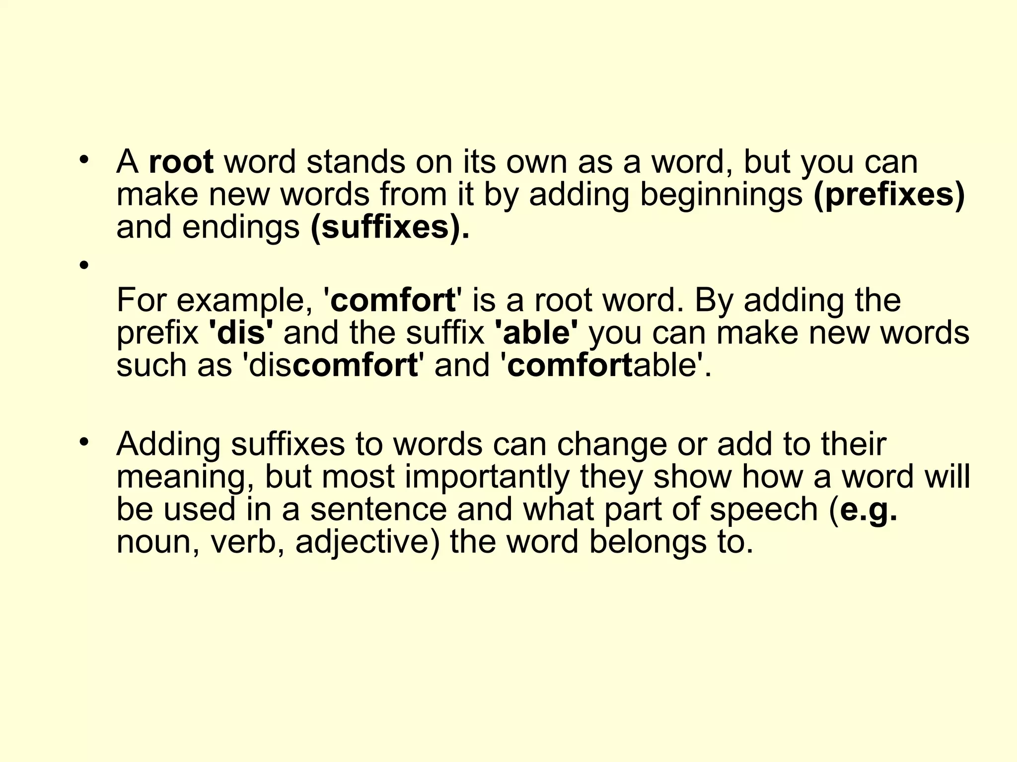Prefixes & suffixes | PPT
