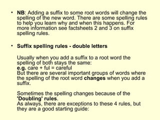 Prefixes & suffixes | PPT