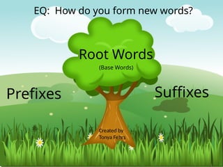 PrefixesSuffixesandRootWords-power point | PPTX
