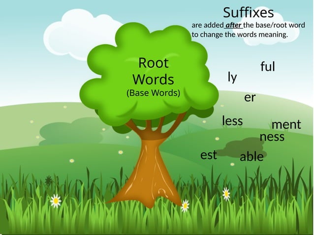 PrefixesSuffixesandRootWords-power point | PPT