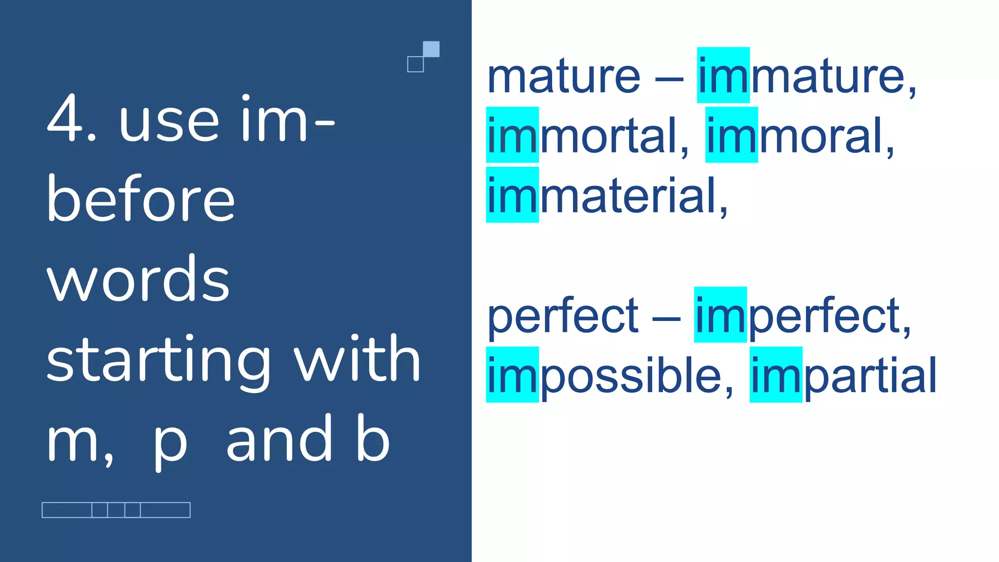 Prefixes with adjectives | PPTX