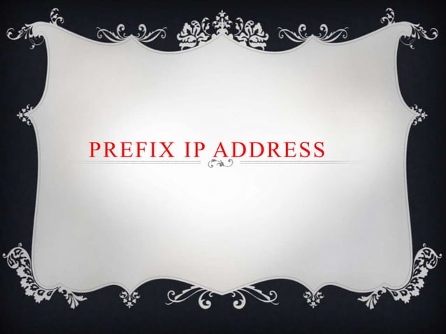 Prefix ip address (farisan perkasa) | PPTX | Computer Networking ...