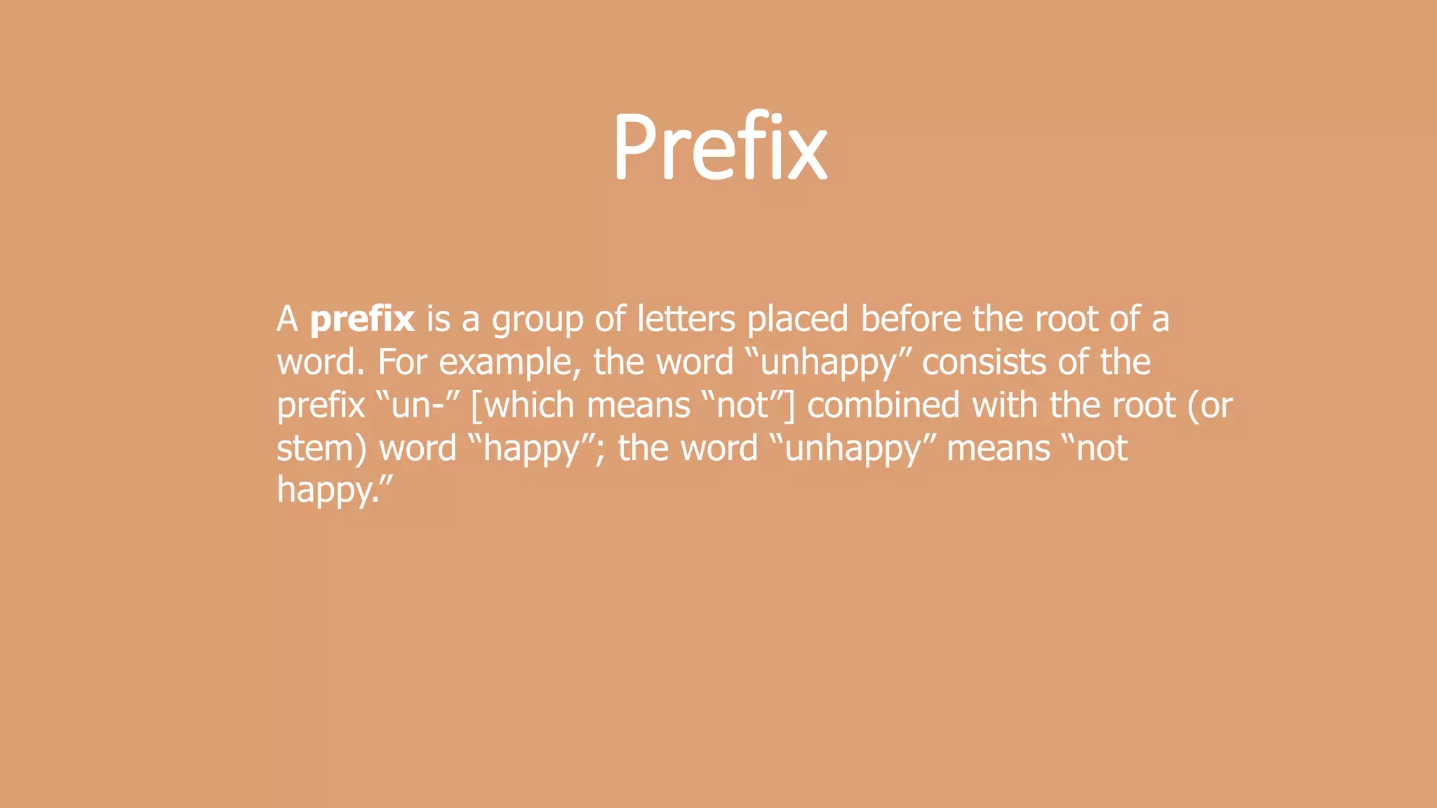 Prefix suffix | PPTX