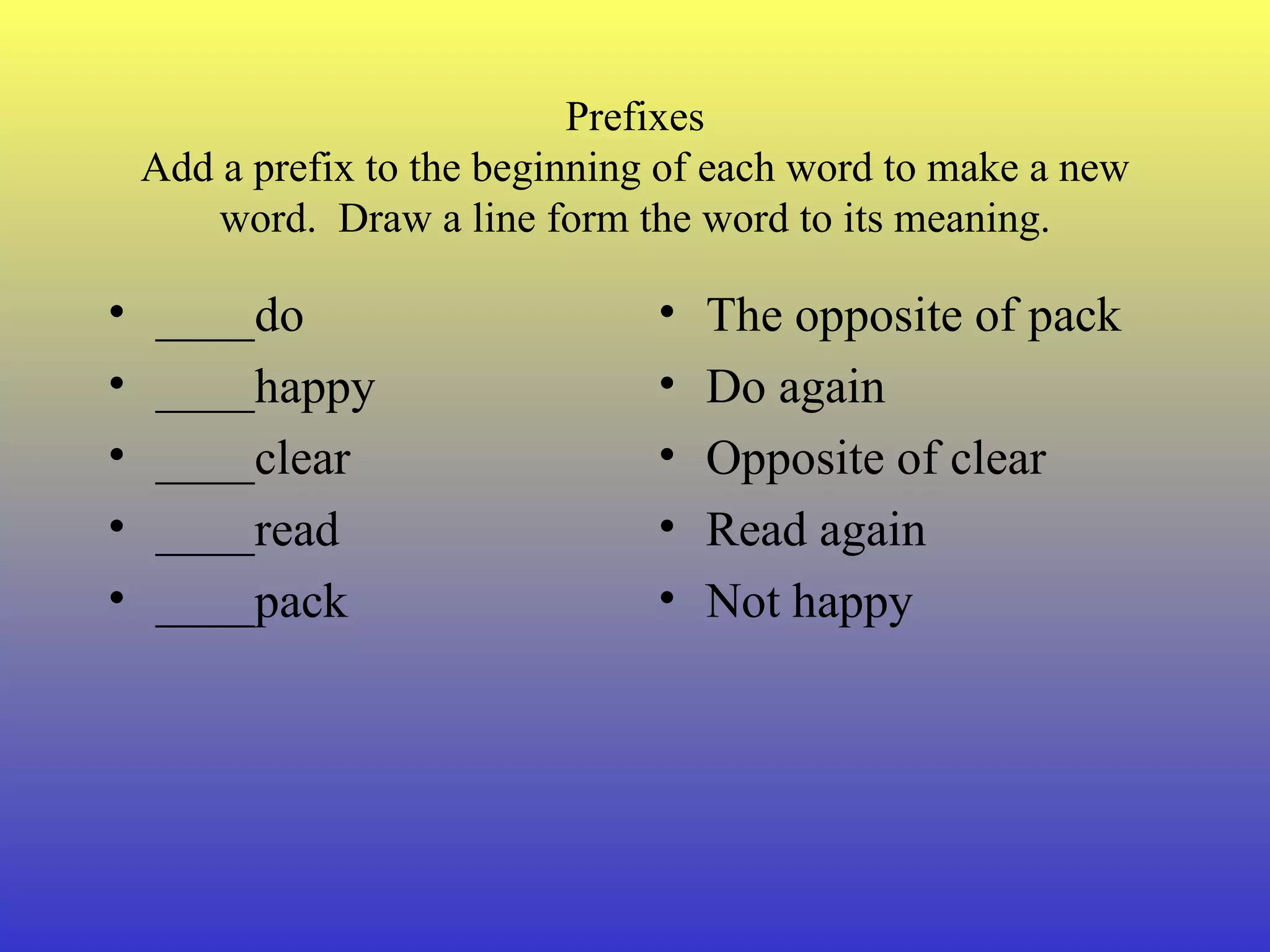 Prefix, suffix, and base words | PPT