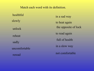 Prefix, suffix, and base words | PPT